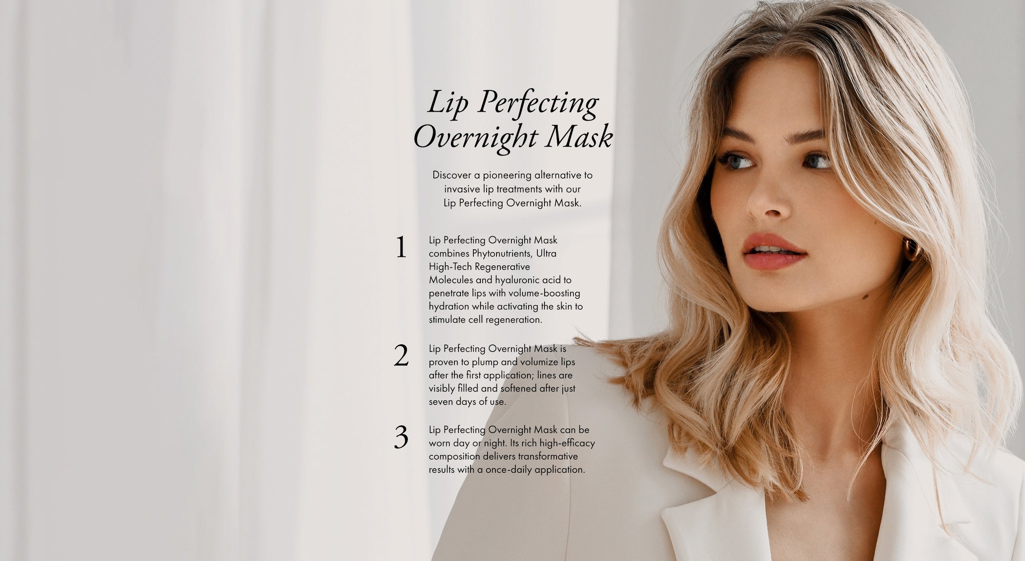 Lip Perfecting Overnight Mask: Growth Factor Lip Perfecting Complex
